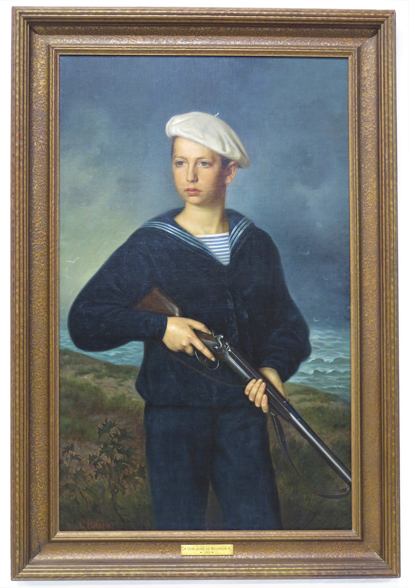 Portrait of Infante Jaime de Borbon (1870-1931) Duke of Madrid – Nick ...