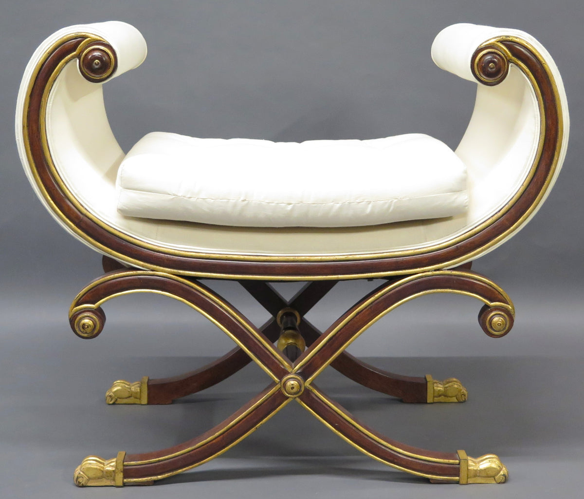 1920s Scroll Side Bench / Stool – Nick Brock Antiques