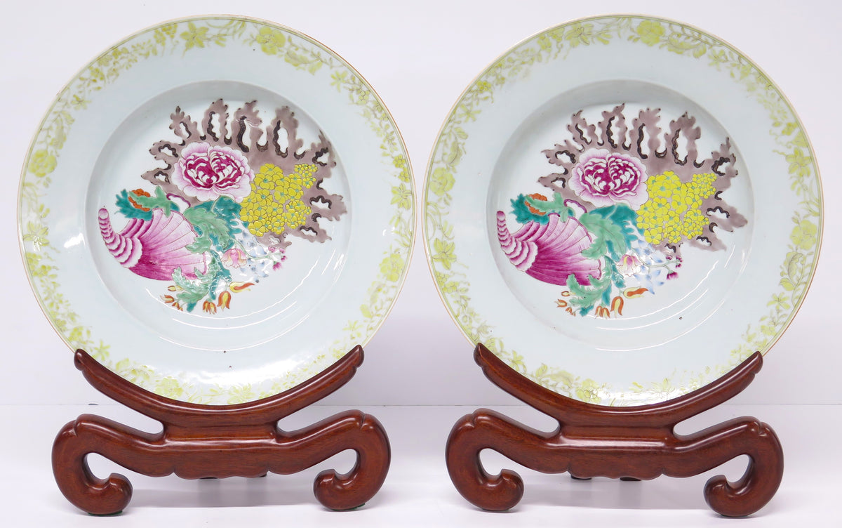 A Pair of Chinese Export Cornucopia Charges Qianlong Period, Circa 173 ...