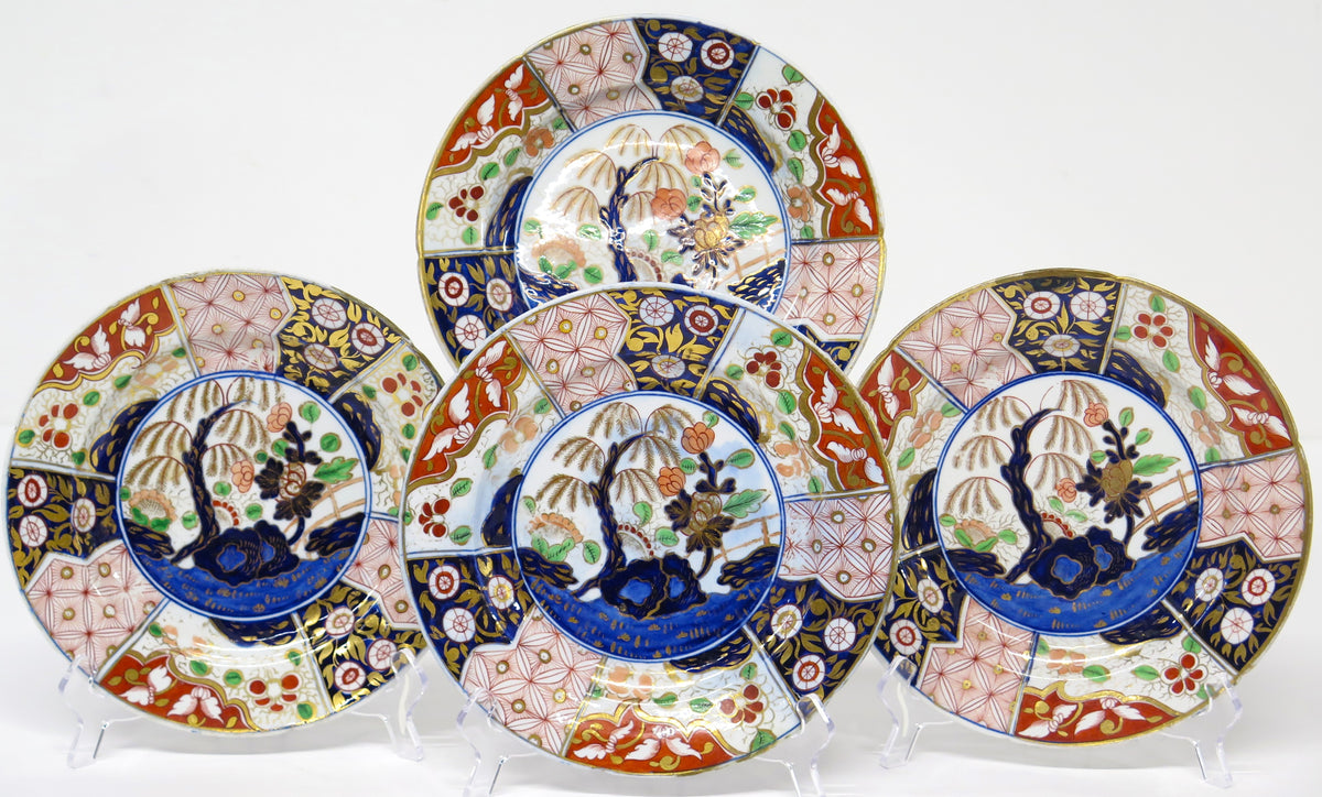 A Set of (4) Coalport "Money Tree" Pattern Plates – Nick Brock Antiques