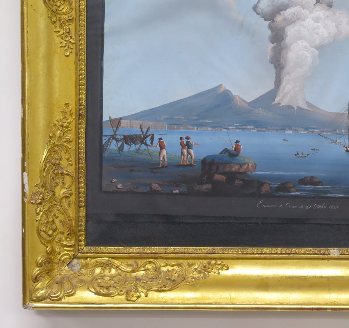 View of Vesuvius Labeled "Ash Eruption of October 27, 1822" – Nick ...