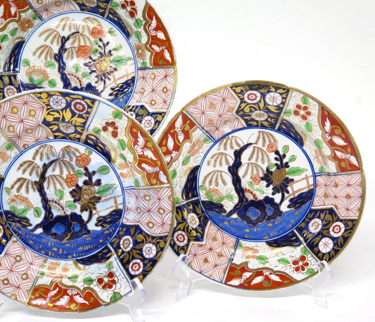 A Set of (4) Coalport "Money Tree" Pattern Plates – Nick Brock Antiques