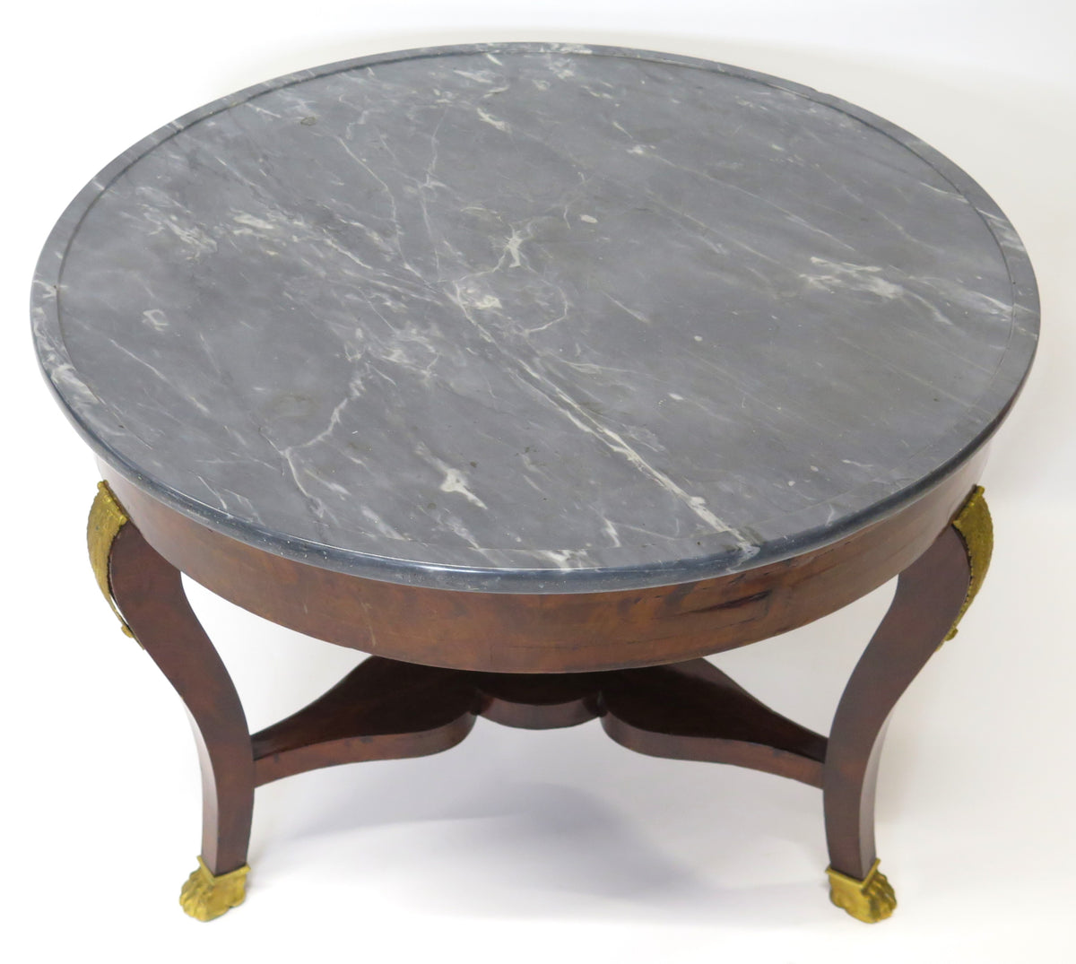 French Restoration Center Table by Sebastian Youf (France, 1771-1850 ...