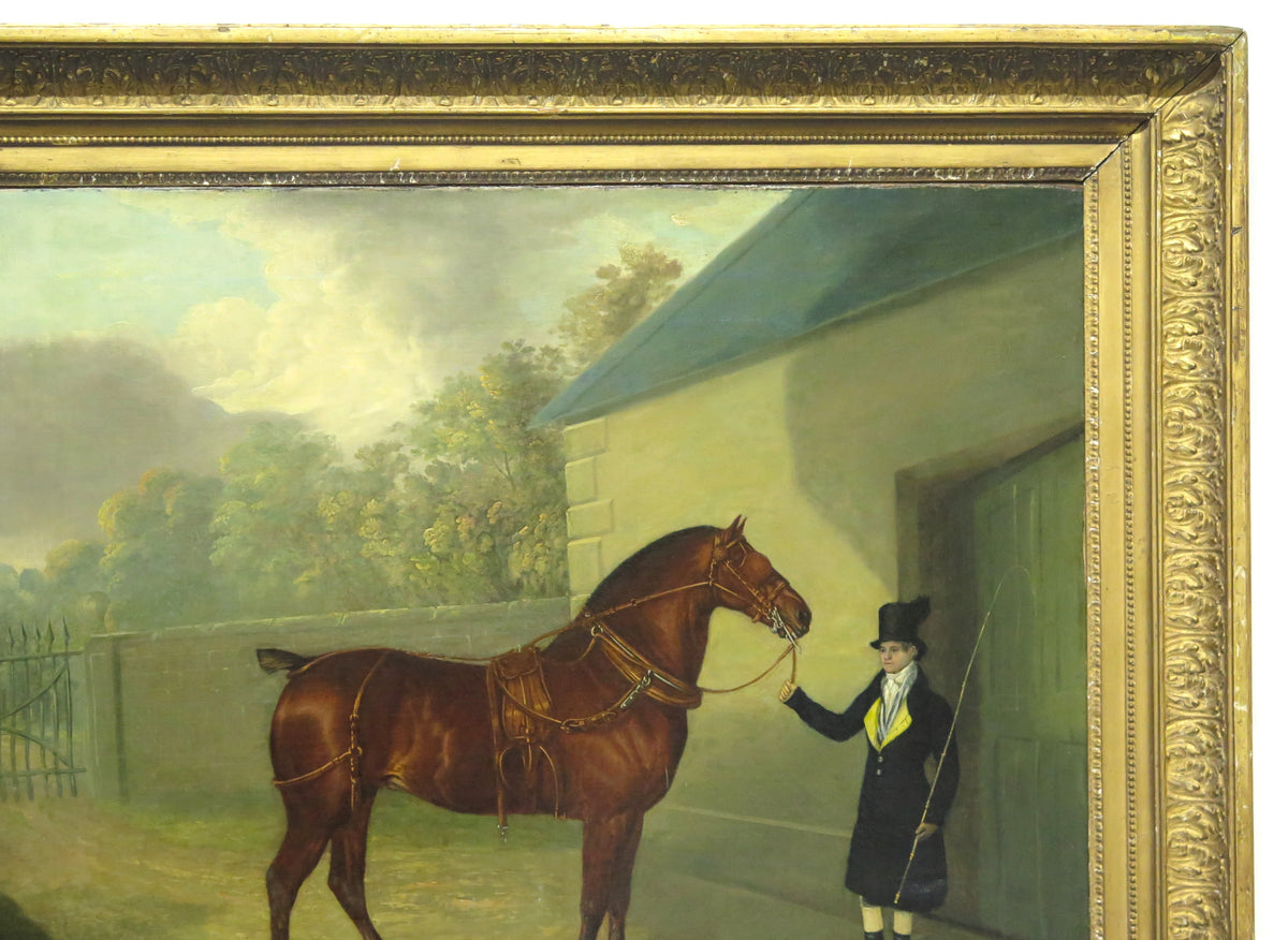"Carriage Horse and Groom" Attributed to David Dalby (English, 1794-18 ...