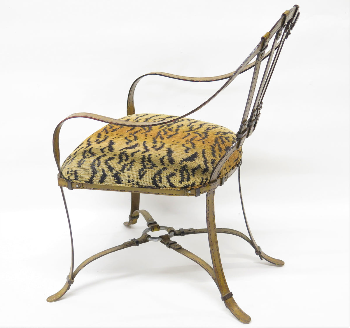 Steel Strap Armchair – Nick Brock Antiques