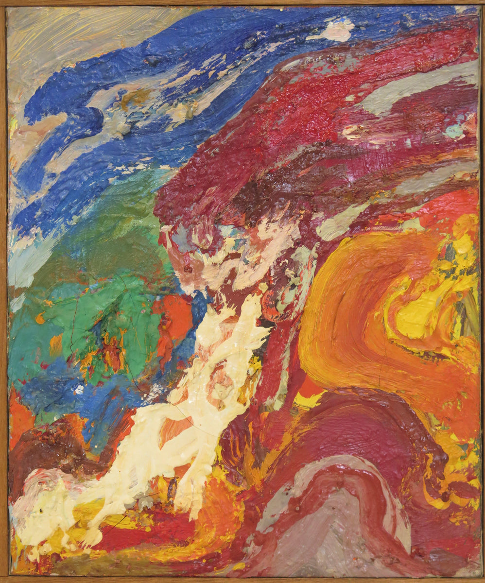 Abstract Expressionist Painting by Julius Hatofsky (American, 1922-200 ...
