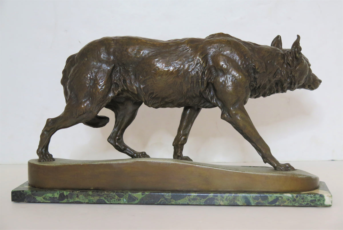 "Wolf on the Trail" by Charles Valton (French, 1851-1918) – Nick Brock ...