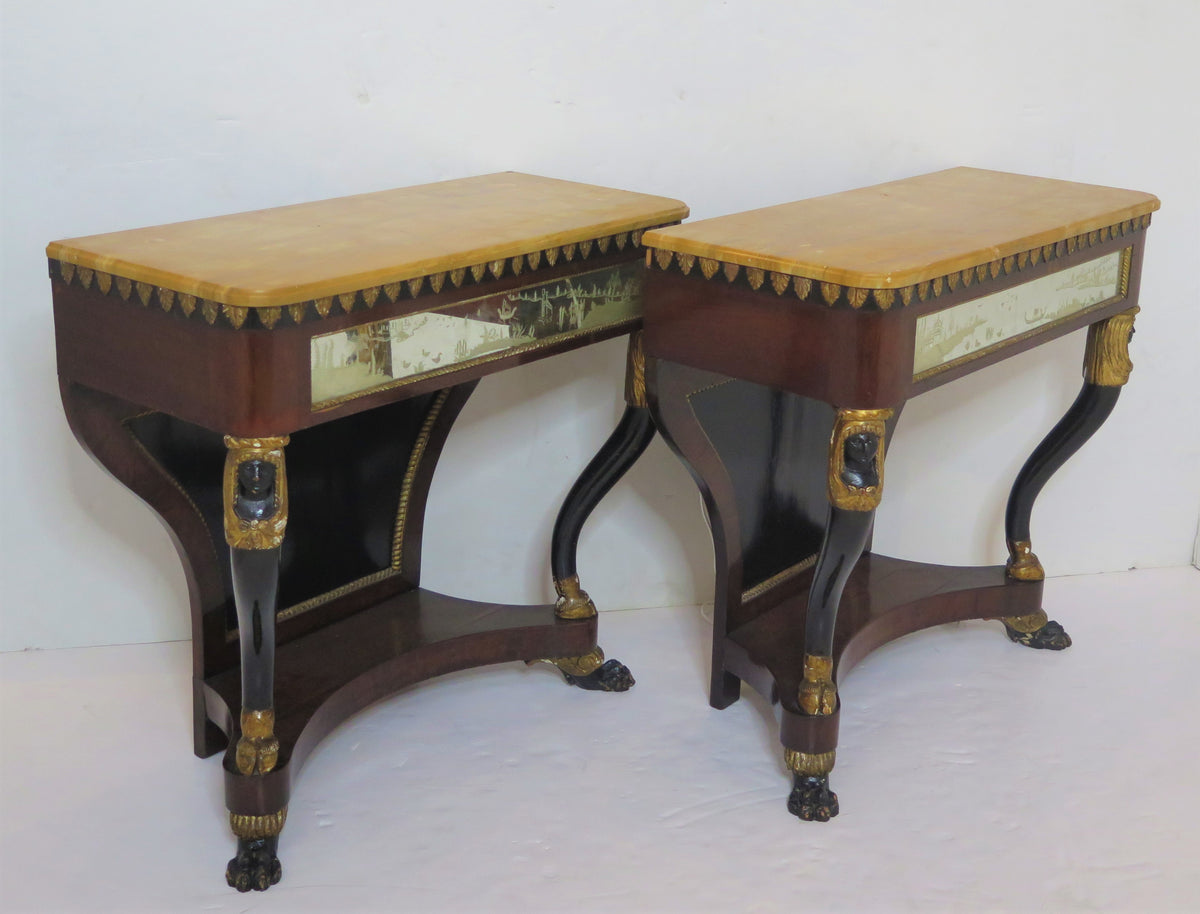 Pair of Baltic Console / Pier Tables – Nick Brock Antiques