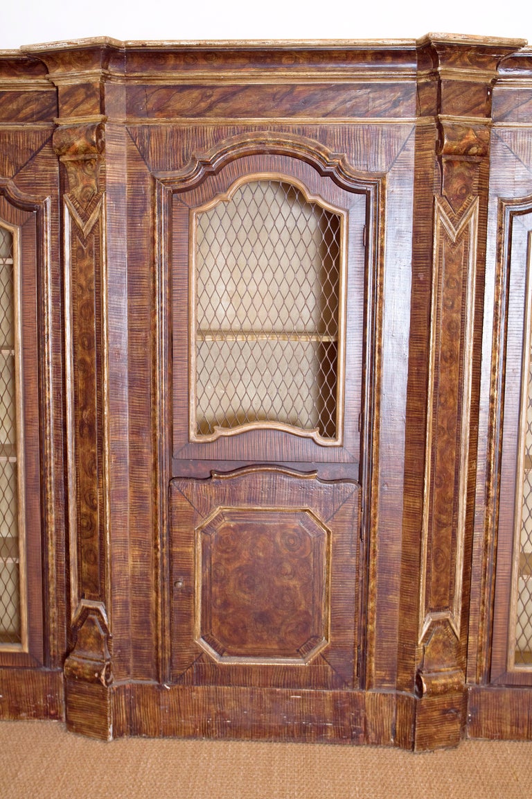 Italian Baroque-Style Bookcase / Display Cabinet – Nick Brock Antiques